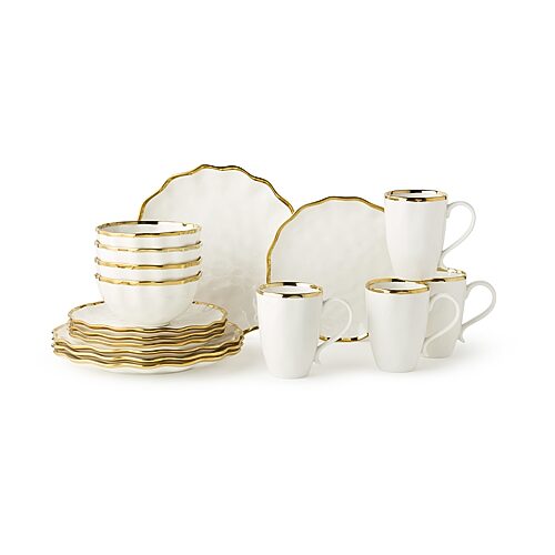 Click here for Certified International Regency Gold 16-pc. Porcel... prices