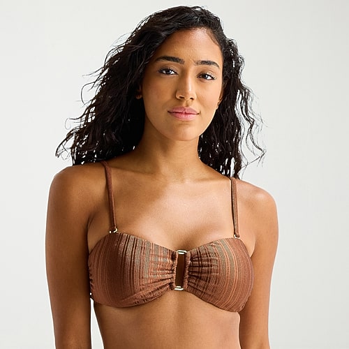 Click here for Mynah Womens Adjustable Straps Bandeau Bikini Swim... prices