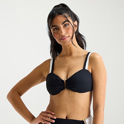 Click here for Mynah Womens Adjustable Straps Bandeau Bikini Swim... prices
