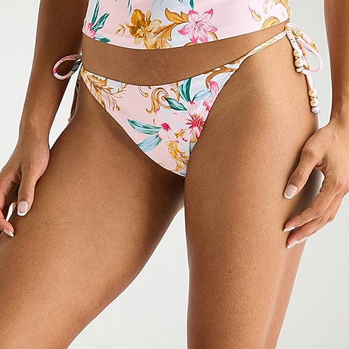 Click here for Mynah Womens Lined Floral Cheeky Bikini Swimsuit B... prices