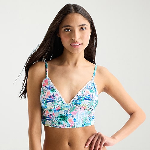 Click here for Arizona Womens Leaf Juniors Midkini Swimsuit Top... prices