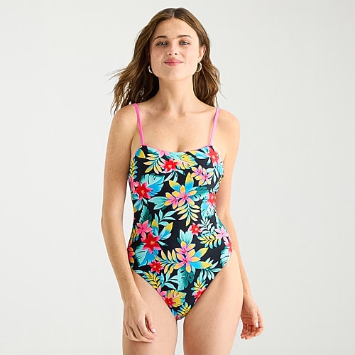 Click here for Arizona Womens Exotic Tropical Leaf Juniors Cheeky... prices