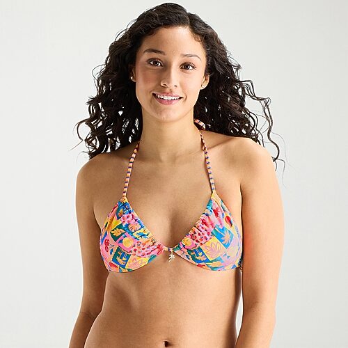 Click here for Arizona Adjustable Straps Juniors Triangle Bikini... prices