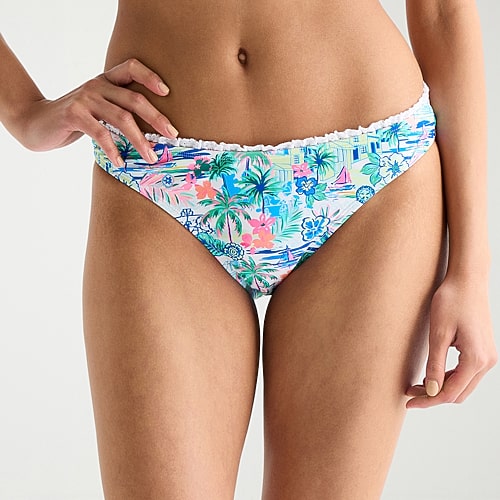 Click here for Arizona Womens Lined Tropical Leaf Juniors Cheeky... prices