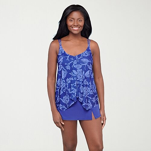 Click here for Sonnet Shores Womens Floral Tankini Swimsuit Top... prices