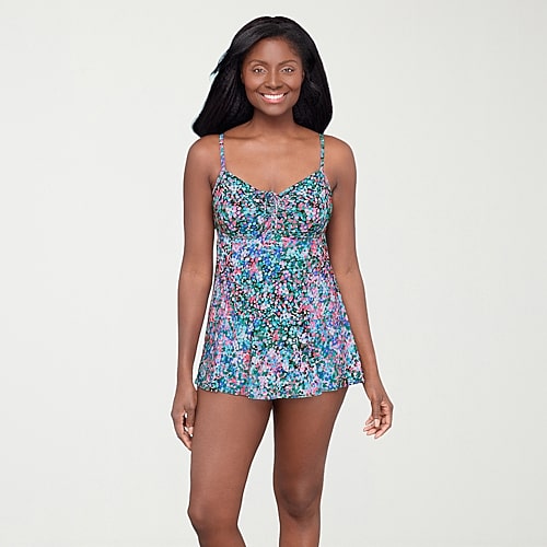 Click here for Sonnet Shores Womens Dots Swim Dress  12  Multiple... prices