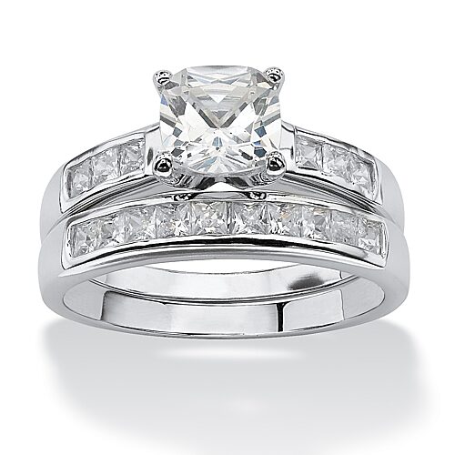 Click here for DiamonArt Womens 2 CT. T.W. White Cubic Zirconia P... prices