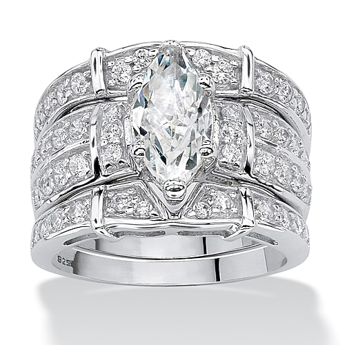 Click here for DiamonArt Womens 3 CT. T.W. White Cubic Zirconia S... prices