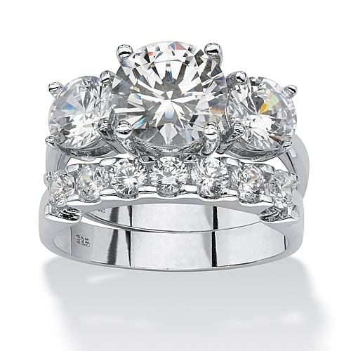Click here for DiamonArt Womens 5 1/2 CT. T.W. White Cubic Zircon... prices