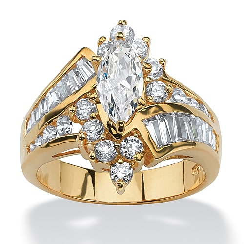 Click here for DiamonArt Womens 3 1/4 CT. T.W. White Cubic Zircon... prices
