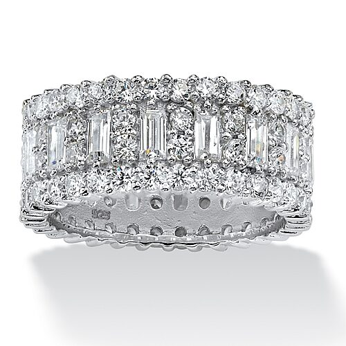 Click here for DiamonArt 9M 4 3/4 CT. T.W. White Cubic Zirconia P... prices