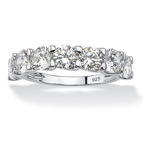 Click here for DiamonArt 2MM 3 1/2 CT. T.W White Cubic Zirconia P... prices