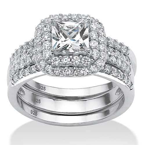 Click here for DiamonArt Womens 2 1/5 CT. T.W. White Cubic Zircon... prices