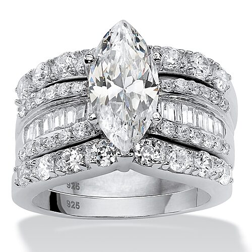 Click here for DiamonArt Womens 4 1/2 CT. T.W. White Cubic Zircon... prices
