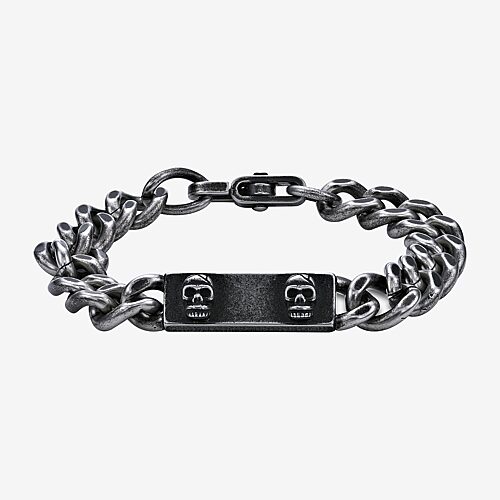 Click here for Mens Stainless Steel 9 Inch Solid Curb Skull Id Br... prices