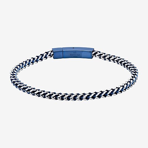 Click here for Mens Stainless Steel 9 Inch Solid Chain Bracelet... prices