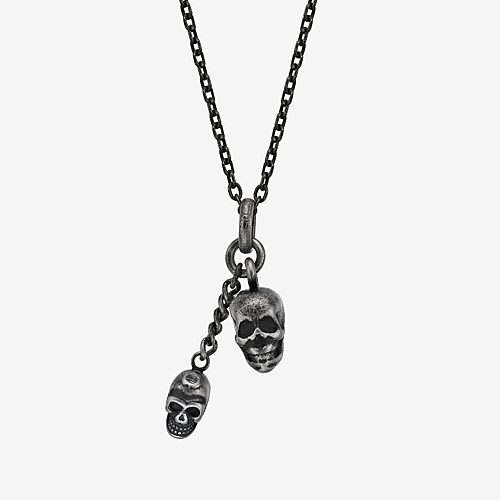 Click here for Mens Stainless Steel Skull 24 Inch Pendant Necklac... prices