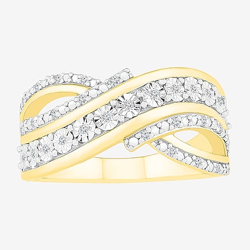 Click here for Womens 1/10 CT. T.W. Natural White Diamond 14K Gol... prices