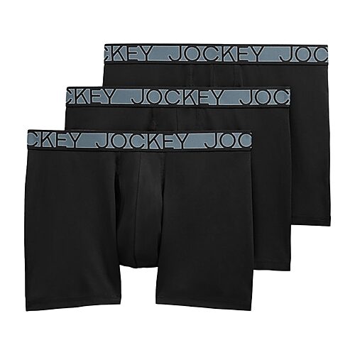 Click here for Jockey Active Microfiber Mens 3 Pack Boxer Briefs... prices