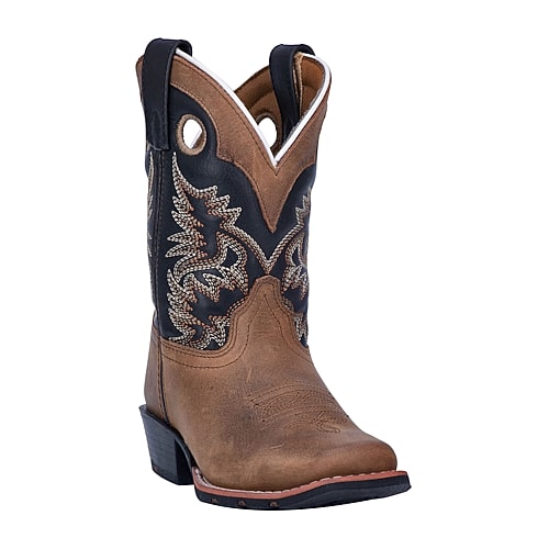 Click here for Dan Post Little & Big Kid Boys Rascal Stacked Heel... prices