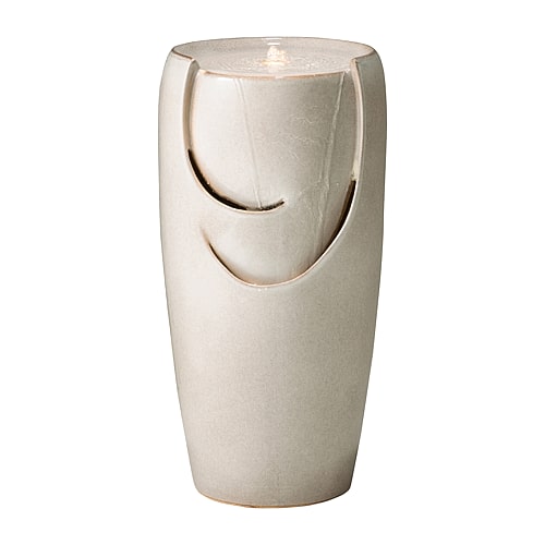 Click here for Glitzhome 29.25 Sand Beige Ceramic Pot Outdoor fou... prices