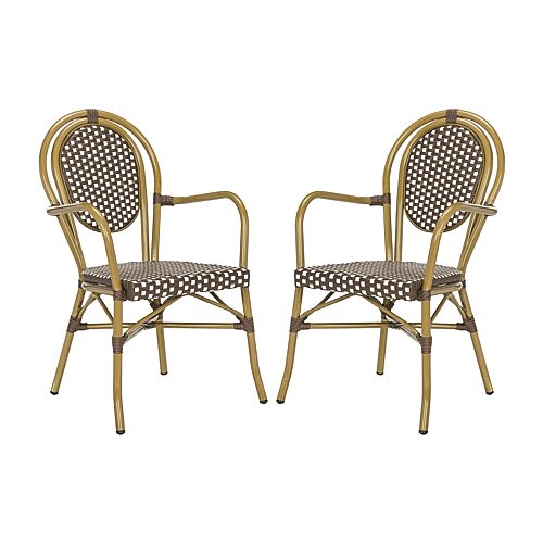 Click here for Rosen Rattan 2-pc. Patio Chairs  One Size  Brown prices