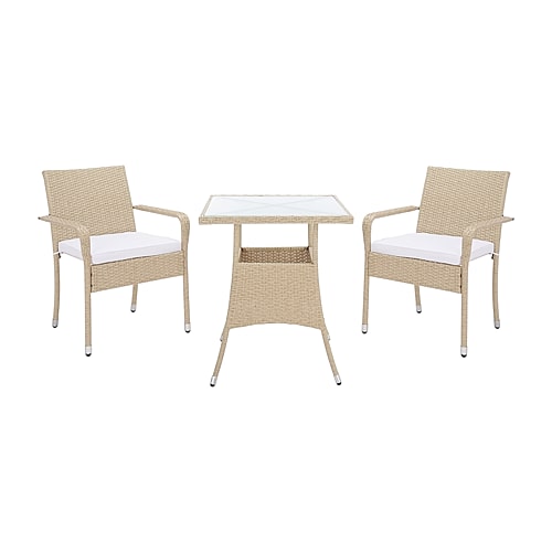 Click here for Laban Bistro Set - Beige/white prices
