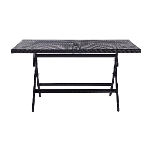 Click here for Akita Outdoor Folding Table  One Size  Black prices