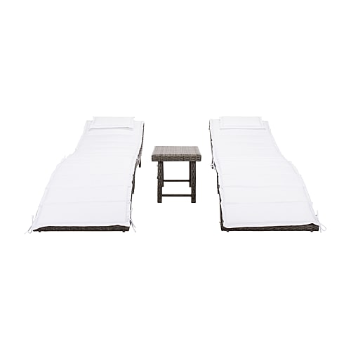 Click here for Carew 3-pc. Patio Lounge Set  One Size  Brown prices