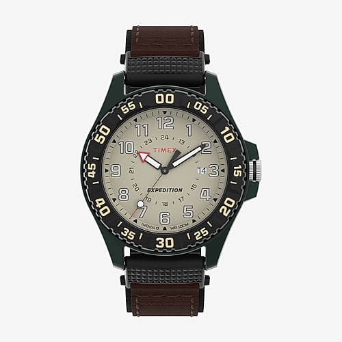 Click here for Timex Camper Mens Brown Strap Watch Tw4b26500jt  O... prices