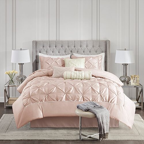 Click here for Madison Park Wilma 7-Pc. Comforter Set  Queen - Bl... prices