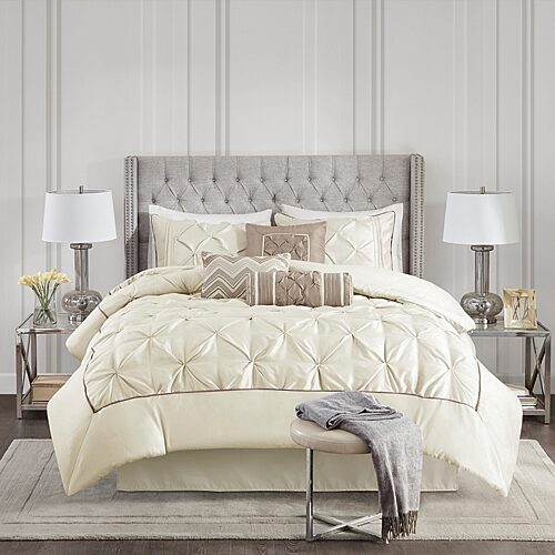 Click here for Madison Park Wilma 7-Pc. Comforter Set  King - Ivo... prices