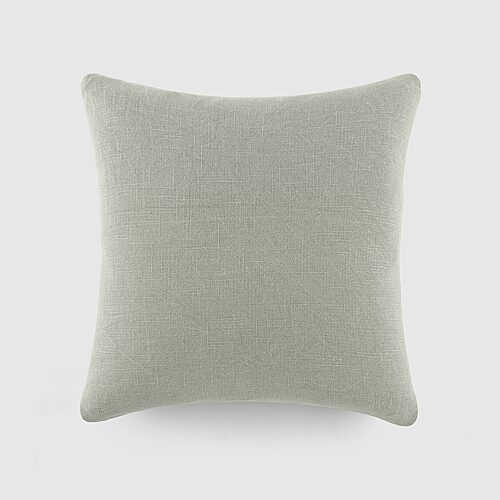 ienjoy Home Washed and Distressed Decorative Pillow  20 x 20 - Light Gray