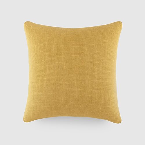 ienjoy Home Washed and Distressed Decorative Pillow  20 x 20 - Mustard