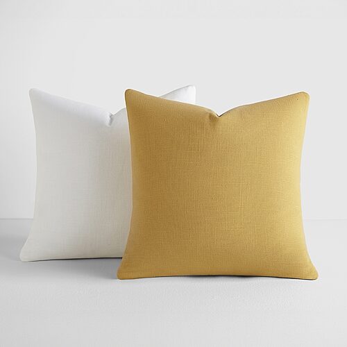Click here for ienjoy Home Slub Cotton Solid 2-Pack Decor Pillows... prices