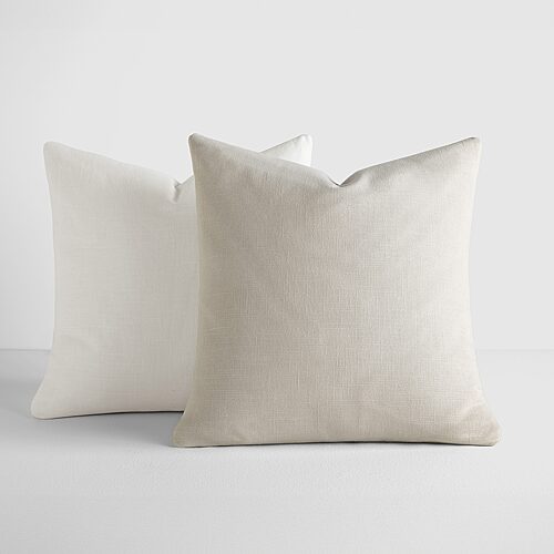 Click here for ienjoy Home Slub Cotton Solid 2-Pack Decor Pillows... prices