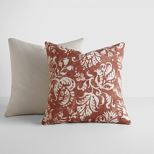 ienjoy Home Cotton Slub 2-Pack Decor Pillows  20 x 20 - Rose