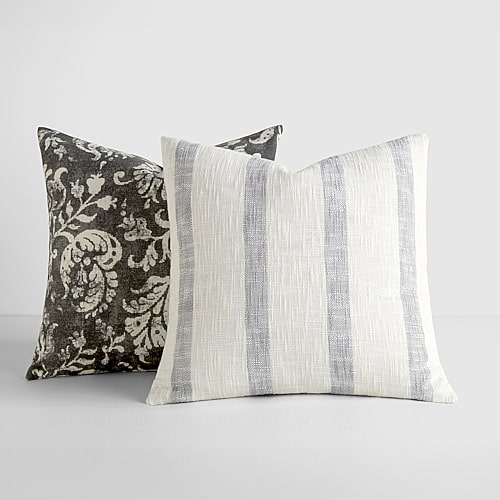 Click here for ienjoy Home Yarn-Dyed Pattern 2-Pack Decor Pillows... prices