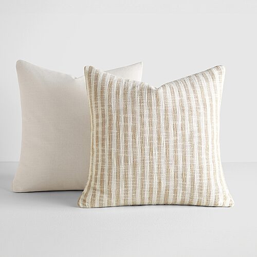 Click here for ienjoy Home Yarn-Dyed Patterns 2-Pack Decor Pillow... prices