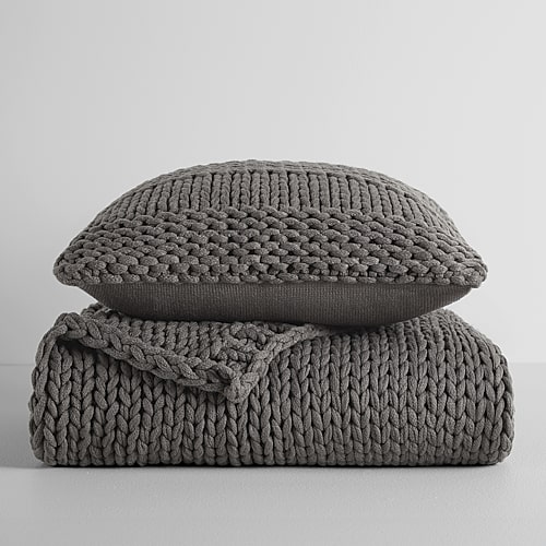 Click here for ienjoy Home Chunky Blanket and Decor Pillow Bundle... prices