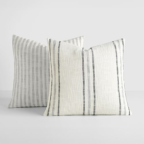 Click here for ienjoy Home Yarn-Dyed Patterns 2-Pack Decor Pillow... prices