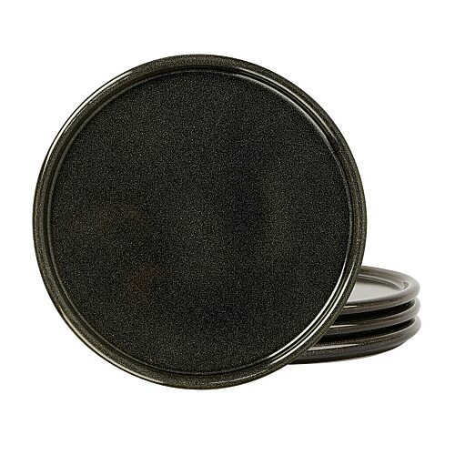 Click here for Stone Lain Eden Dinner Plates  Set of 4 - Charcoal... prices