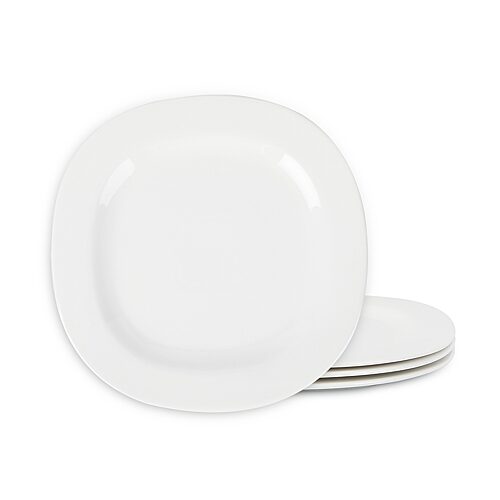 Click here for Stone Lain Quadro Dinner Plates  Set of 4 - White prices