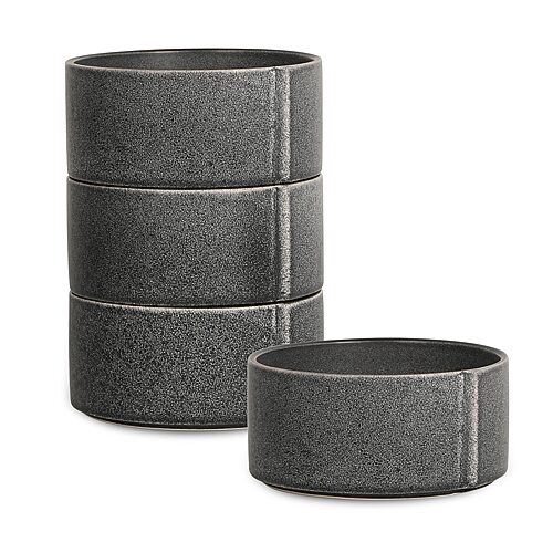 Click here for Stone Lain Bao 4pc. Modern Stoneware Cereal Bowl S... prices