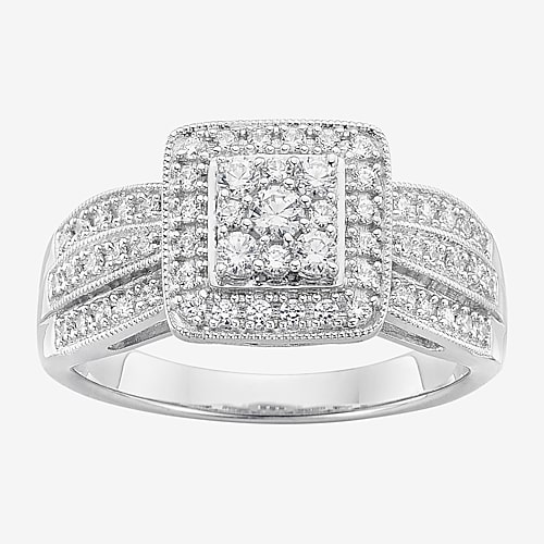 Click here for Diamond Blossom 1/2 CT.T.W. Natural Diamond In 10K... prices