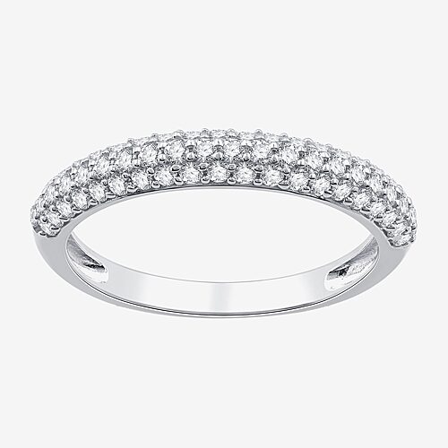 Click here for Womens 1/2 CT. T.W. Lab Grown White Diamond 10K Go... prices