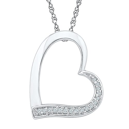 Click here for Womens Diamond Accent Natural White Diamond 10K Go... prices