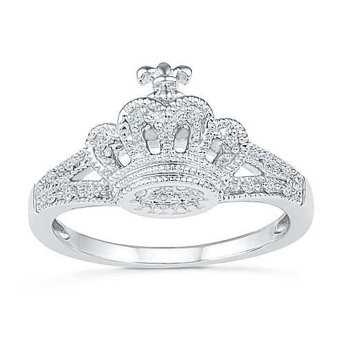 Click here for Womens Diamond Accent Natural White Diamond Sterli... prices