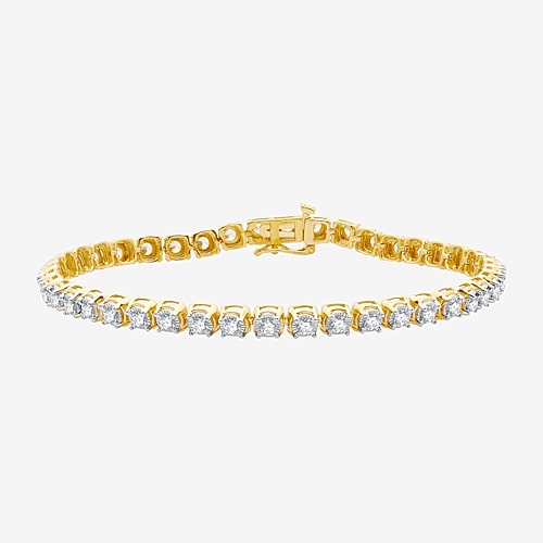 Click here for Womens 2 CT. T.W. Natural White Diamond 10K Gold 7... prices