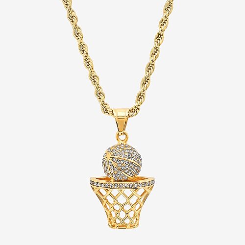 Click here for Steeltime Basketball Mens 2 1/4 CT. T.W. White Cub... prices